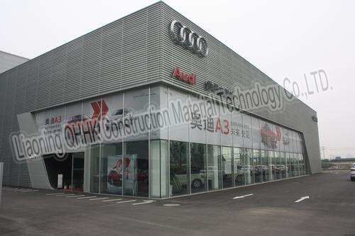 Audi car 4S store, steel structure with metal decorative panels