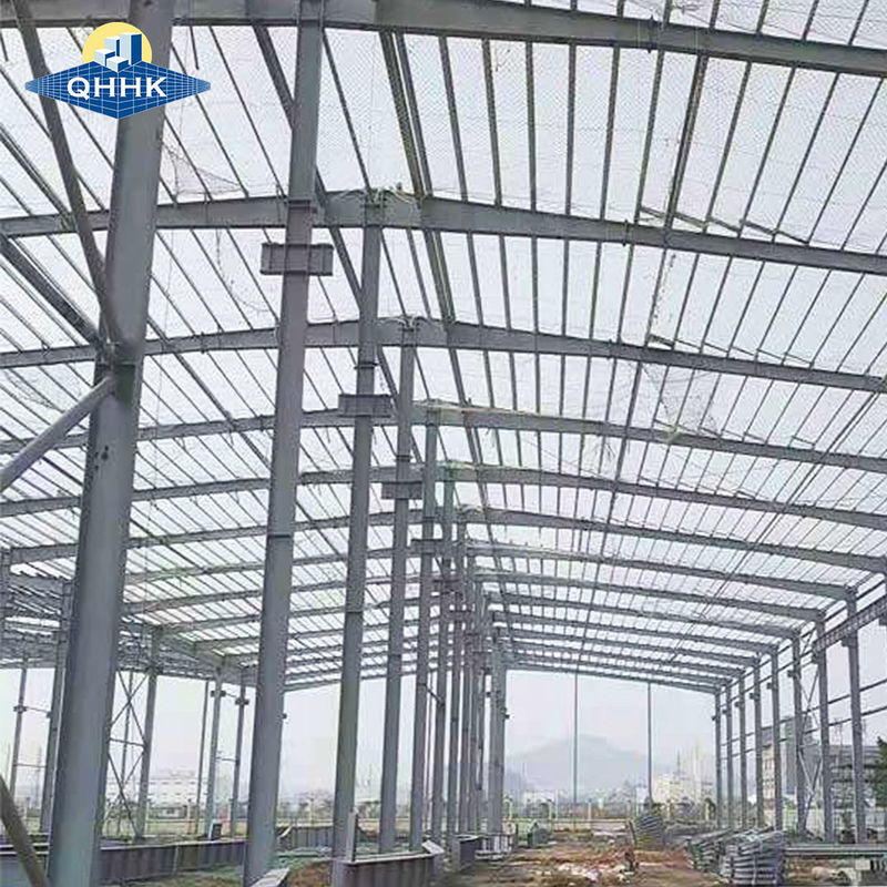 Efficient Secure Metal Roof Frame Prefab Steel Construction For ...