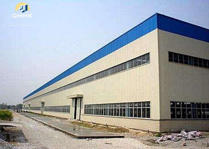 Solid H Shape Steel Beam Metal Buildings , Industrial Heavy Duty Steel ...