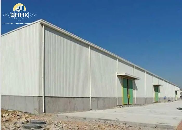 Solid H Shape Steel Beam Metal Buildings , Industrial Heavy Duty Steel ...