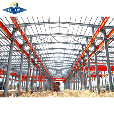 Q355B Prefabricated Metal Warehouse Construction Steel Structure ...